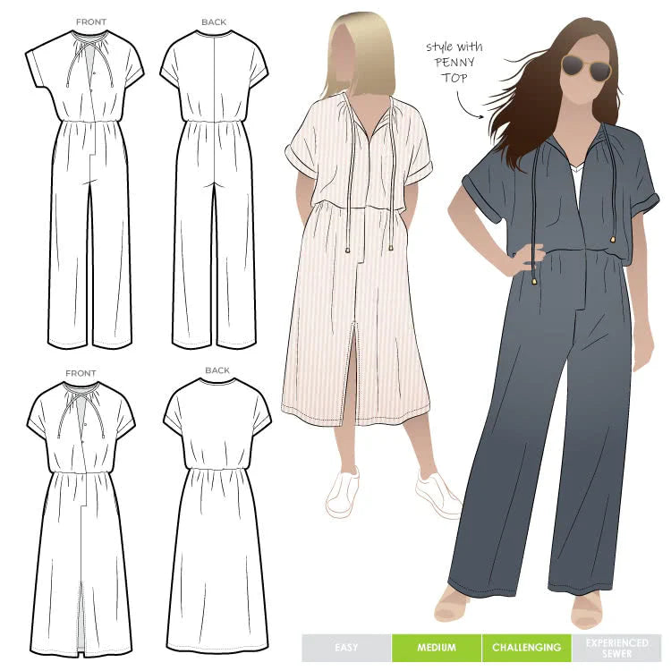 Jumpsuit Sewing Patterns from Top Brands – de Linum