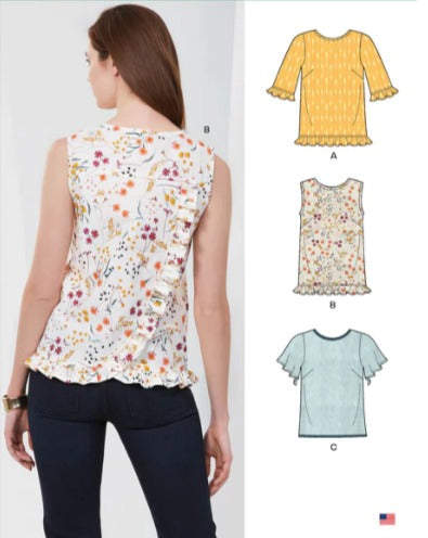 Buy Women's Tops Sewing Patterns Australia | de Linum