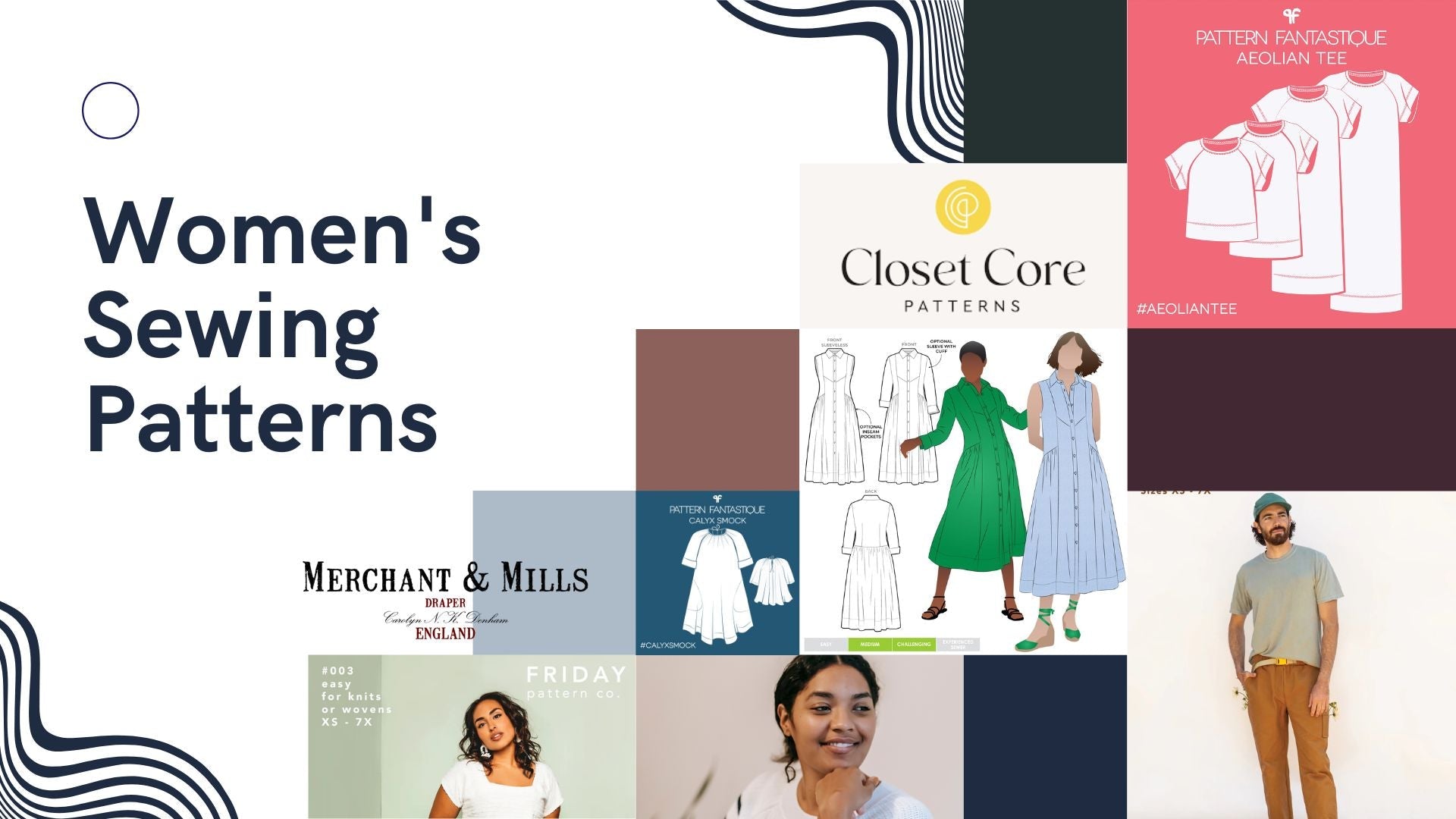 Women's Sewing Patterns – Dresses, Tops, Pants & More | de Linum
