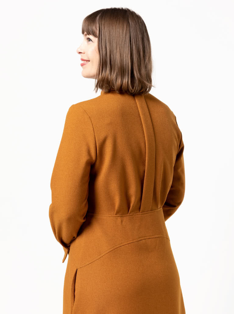 Elegant Christina Woven Dress Pattern - Multi-Size | Shirtmaker Style ...
