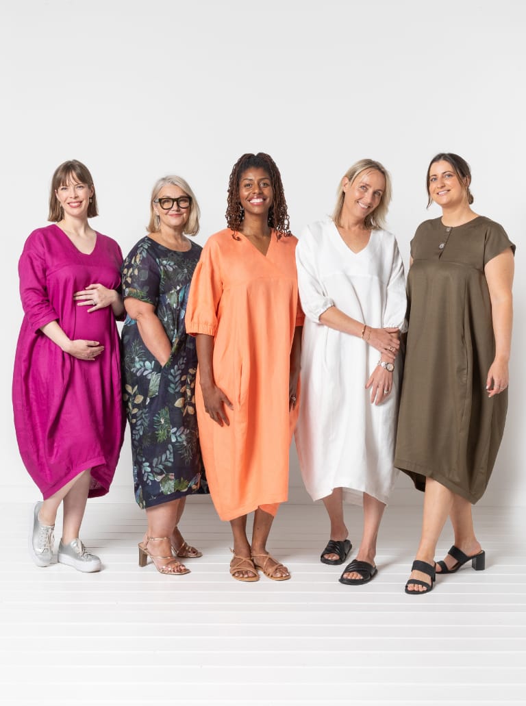 Sydney Dress Extension Pack - Versatile Cocoon Dress Sewing Pattern ...