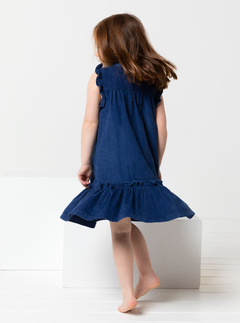Bonnie Kids Dress Sewing Pattern | Multi-Size (AUS 2-14) – de Linum
