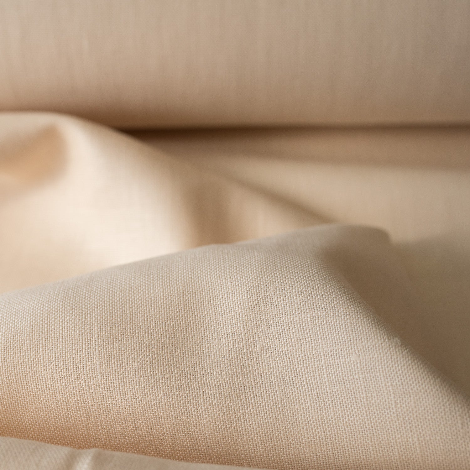 Buttermilk Cream Linen Fabric | Heavyweight 270 GSM Luxury – de Linum