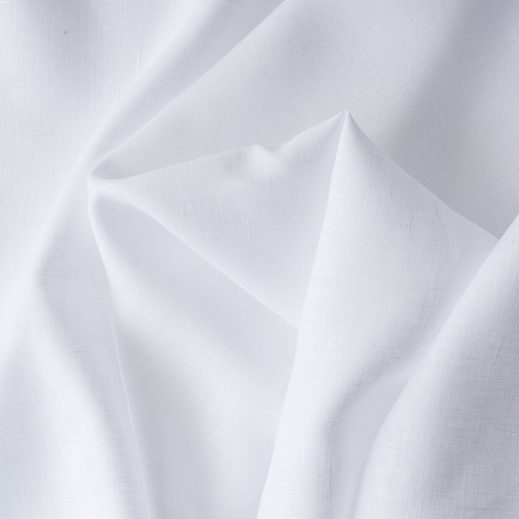 Classic White Linen Fabric - 100% European Flax, Lightweight & Pure ...
