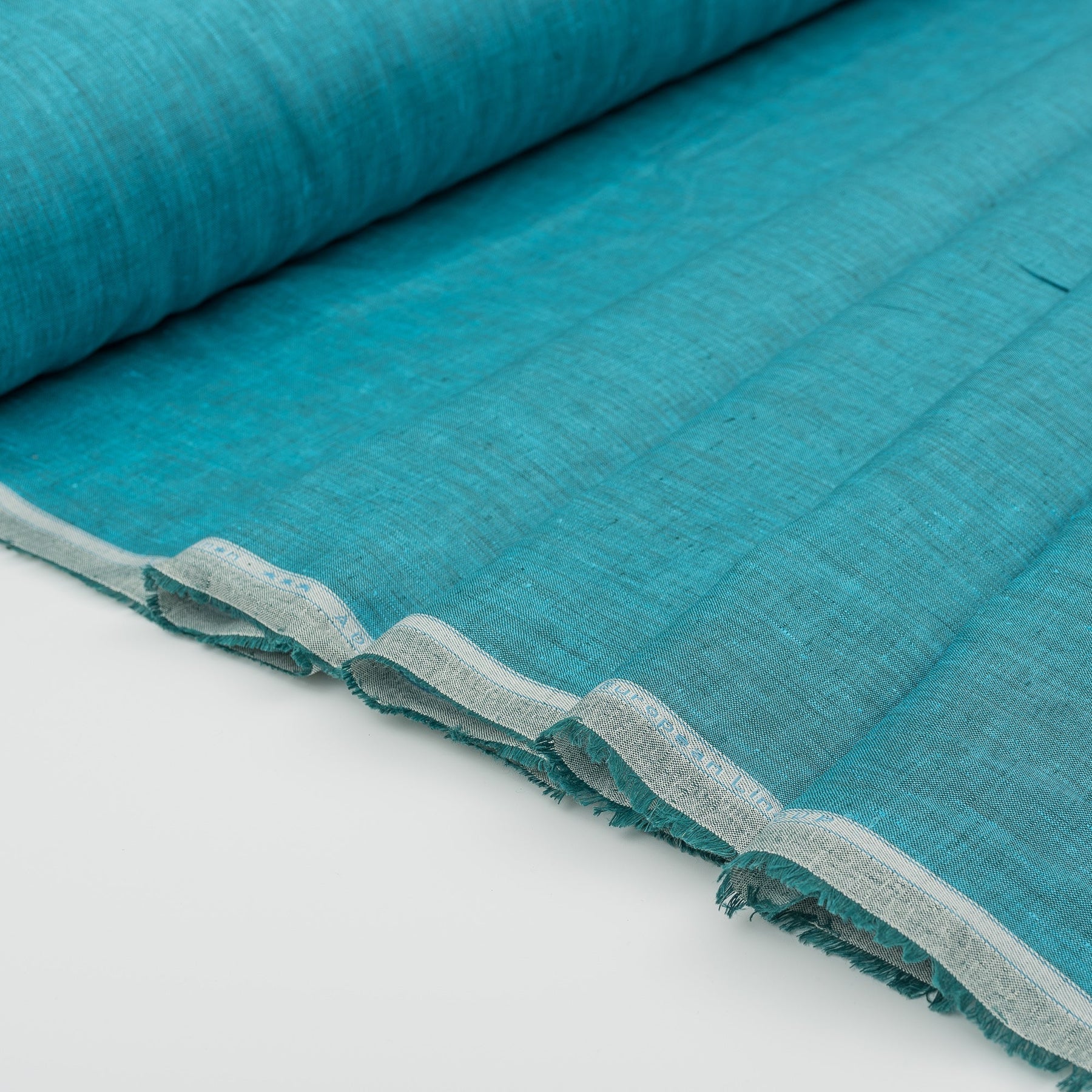 Buy Aquamarine Fizz 100% Linen Fabric online – de Linum