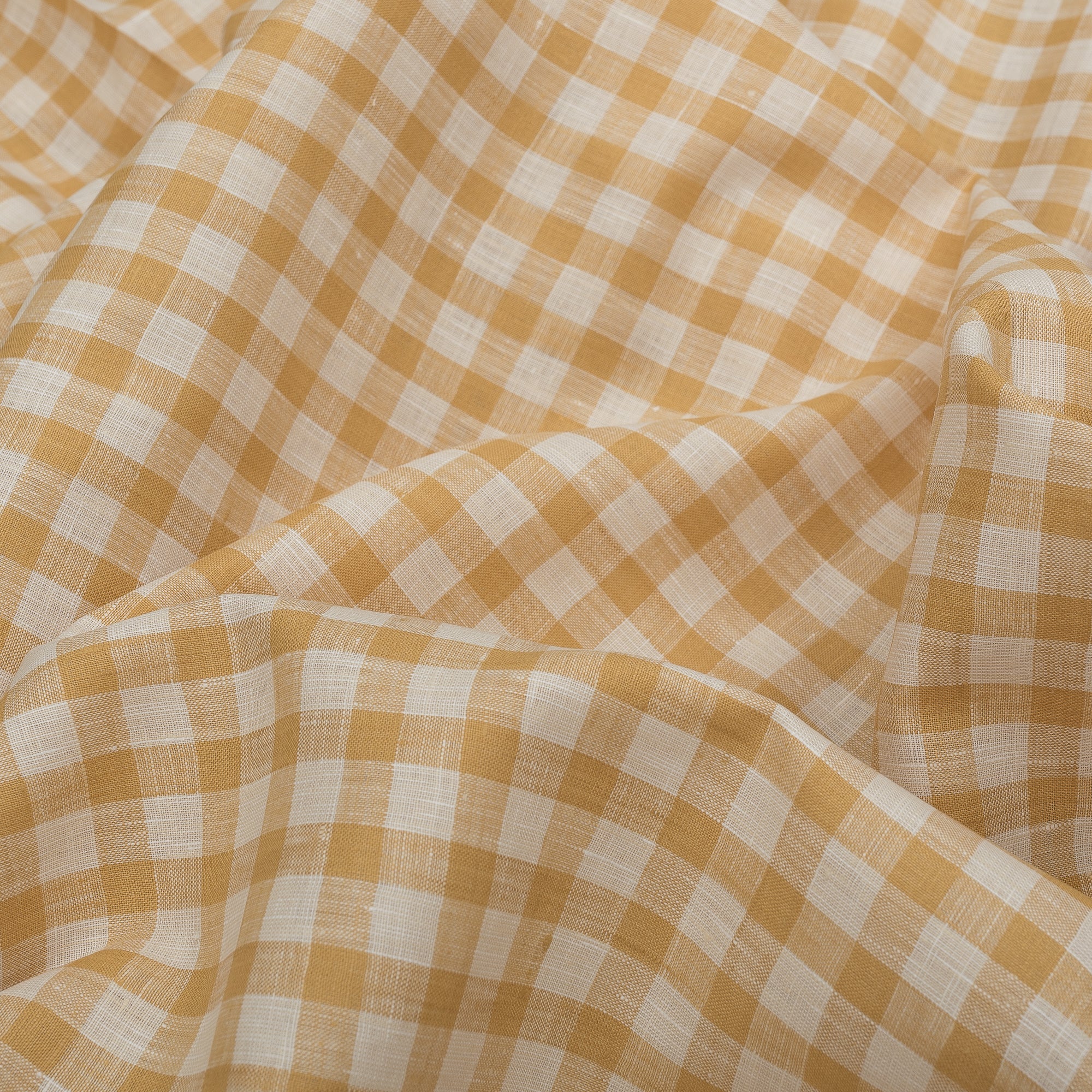 Buy Check & Gingham Linen Fabrics Australia | de Linum