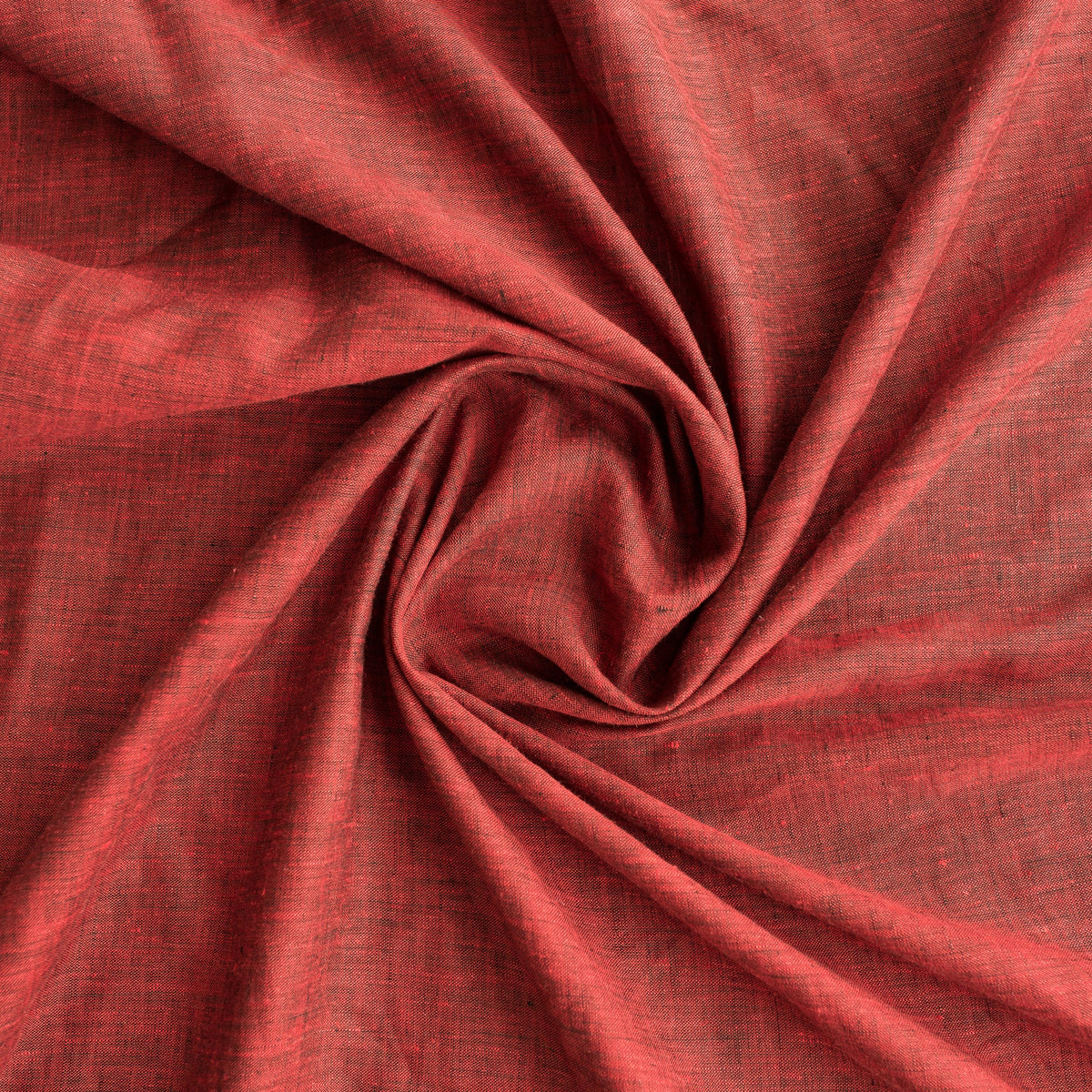 Buy Red Velvet Two Tone 100% Linen Fabric – de Linum