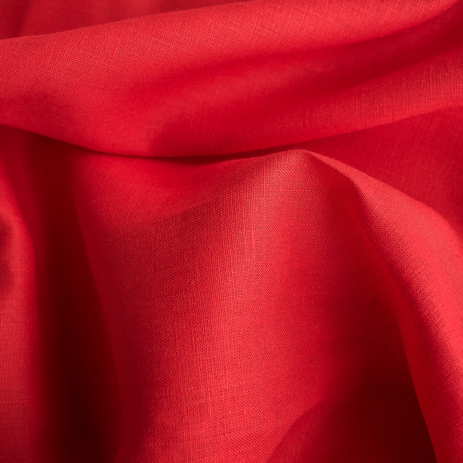 Scarlet Linen Fabric - Vibrant Red, Lightweight & Timelessly Elegant ...